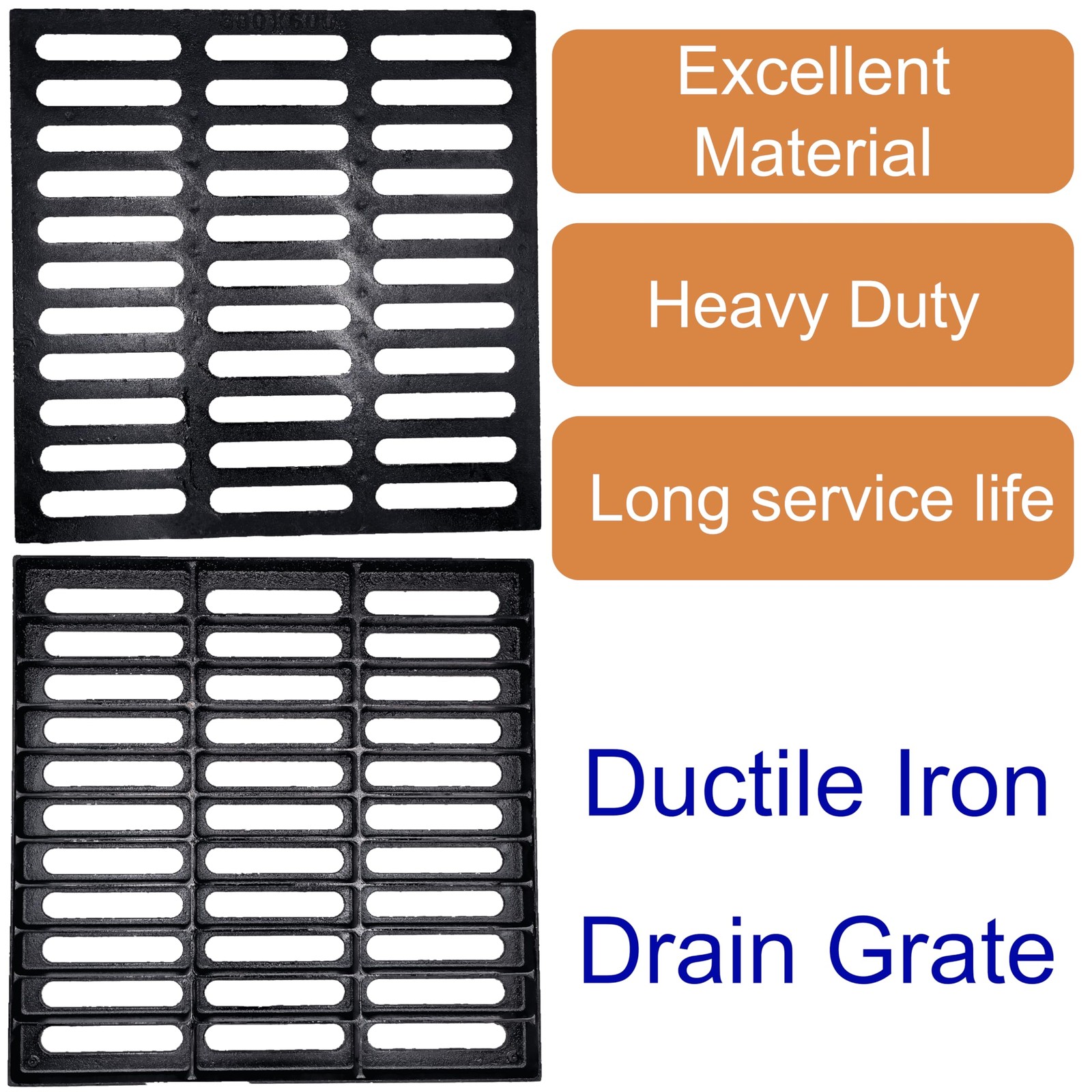 Cast Iron Drain Grate 24x24 Outdoor Cover B125 Class Channel