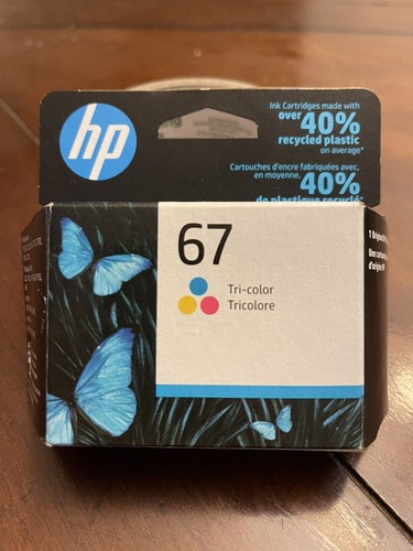 HP 67 Tricolor Ink Cartridge Genuine EXP 11/2022 BRAND NEW | eBay