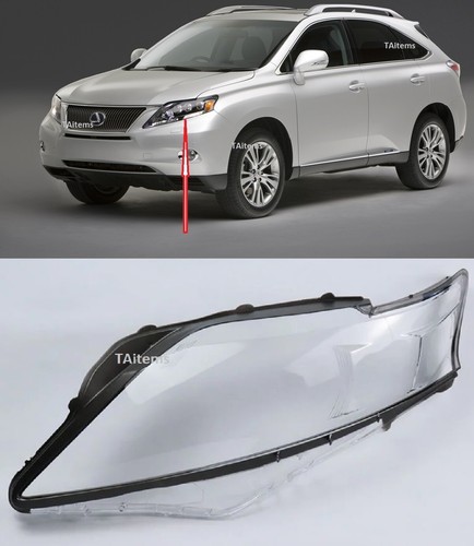 LEFT HEADLIGHT LAMP GLASS LENS COVER FOR LEXUS RX 350 / 450H 2009-2012 ...