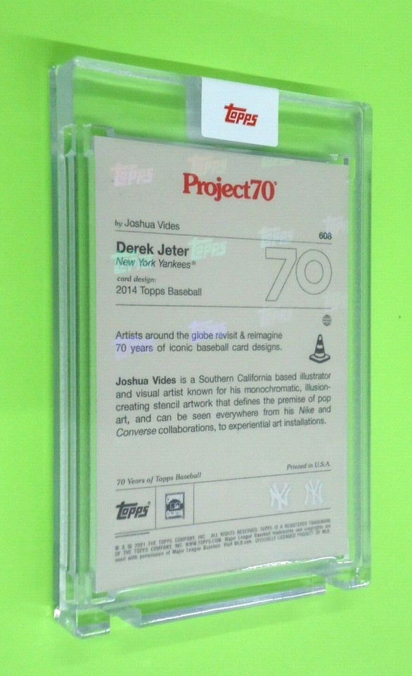 Derek Jeter 2021 TOPPS PROJECT 70 Card #608 YANKEES | eBay