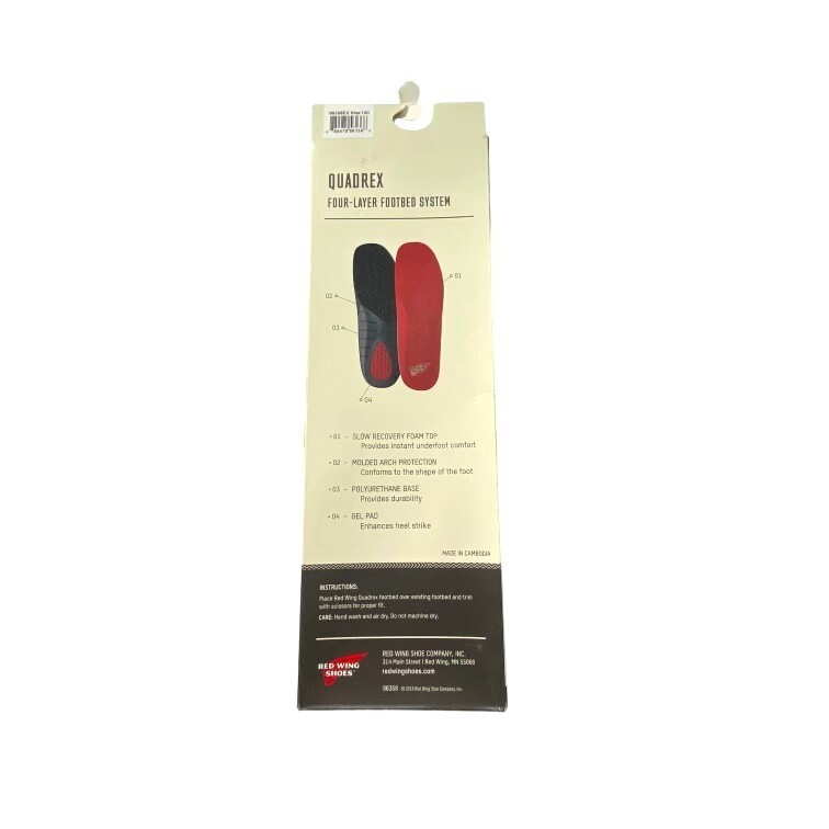 Red Wing Shoes Quadrex Insole System | eBay