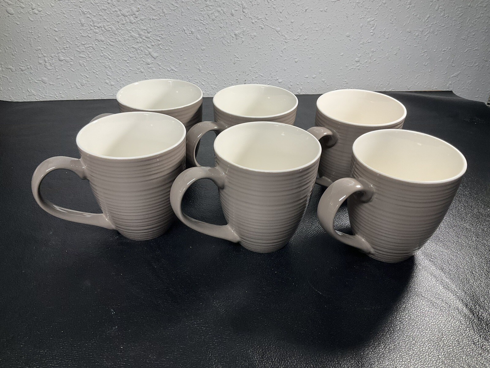 DOWAN Coffee Mugs Coffee Mugs Set of 6 17 Oz Ceramic Coffee Cups with ...