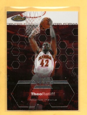 THEO RATLIFF - 2002-03 Topps Finest - #75 - Hawks - Comb. Shipping - #1 ...