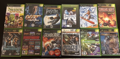 Original Xbox Games Lot 12 Games 8 With Manuals Good Condition! | eBay