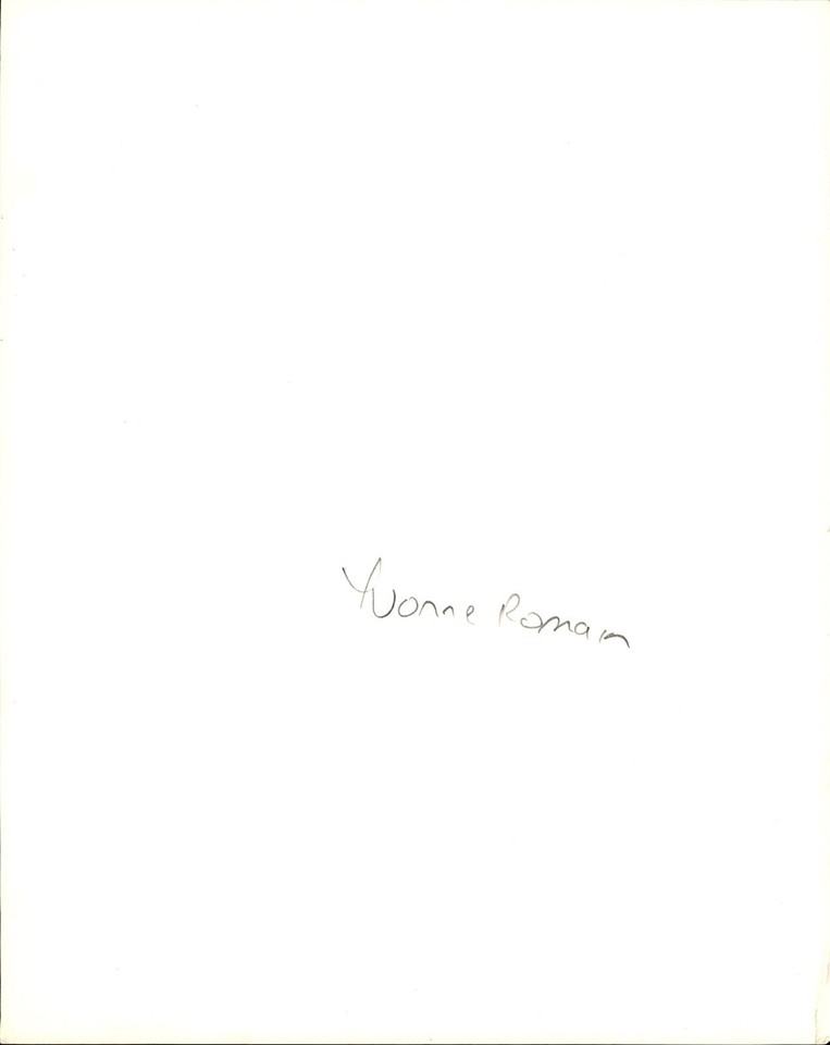 LDE1 Original Photo YVONNE ROMAN SEXY POLKA-DOT PAJAMAS CHEESECAKE PIN ...