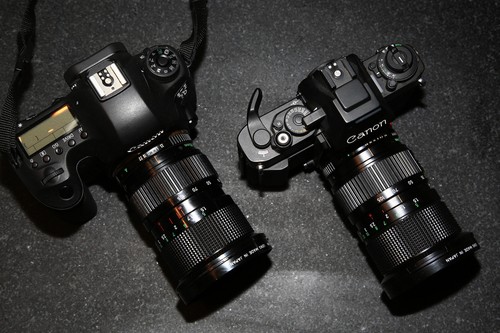 EdMika Canon FD n 35-105mm 3.5 lens EOS conversion adapter mount swap ...