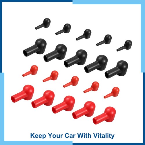Universal Pack(20) Battery Terminal Boots Insulating Rubber Covers ...