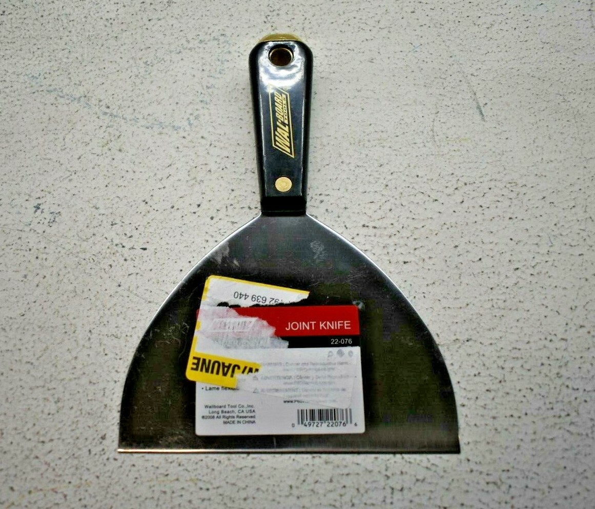 Wal Board Tools Joint Knife Hammer End 6" High Carbon Steel Classic ...