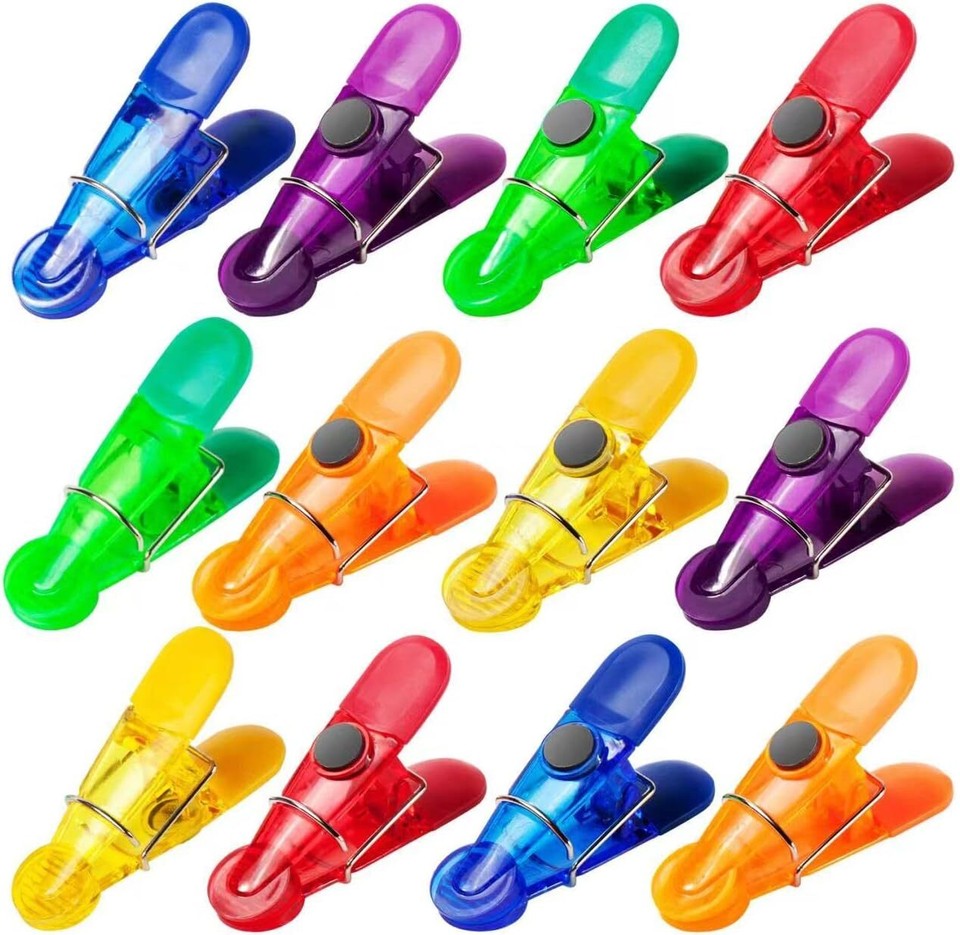 Big Plastic Food Bag Clips, Snack Clips for Bags Reusable Kitchen Home ...