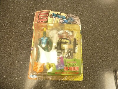 1995 Ninja Turtles The Savage Dragon SHE-DRAGON Action Figure + Mini ...