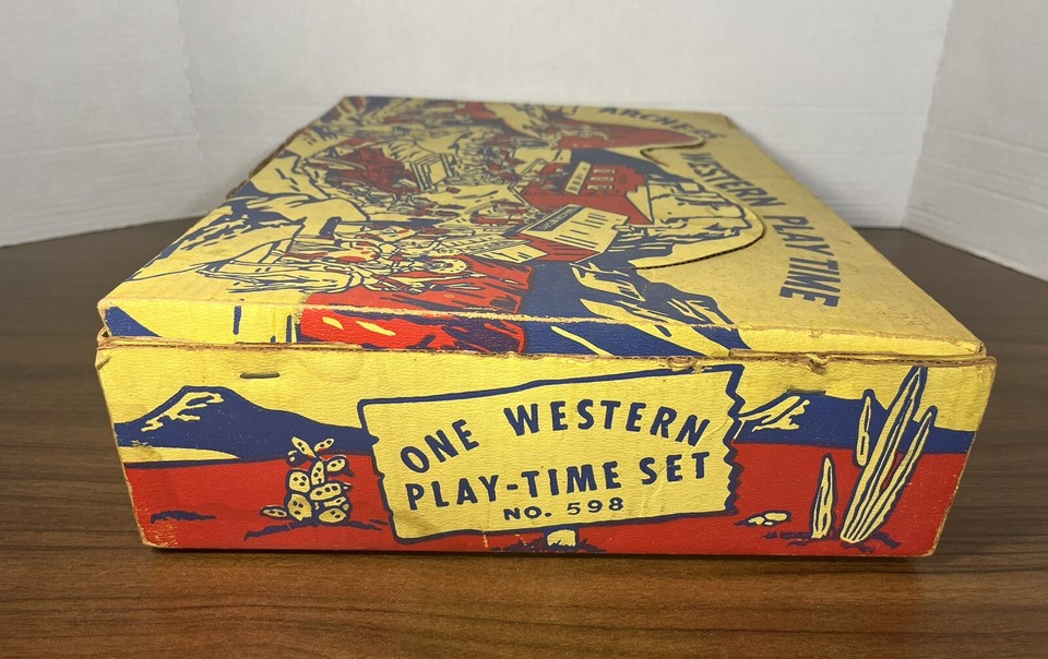 Archers Western Play Time 1950s Play Toys Horses Cowboys Incomplete | eBay