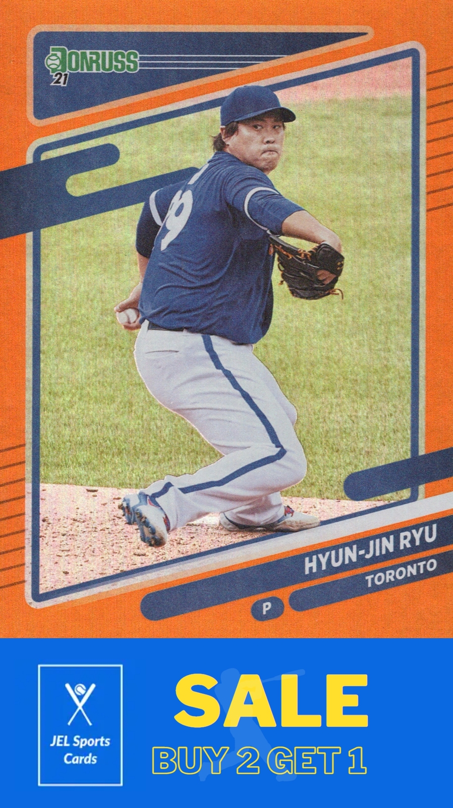 2021 Donruss Holo Orange #167 Hyun-Jin Ryu | eBay