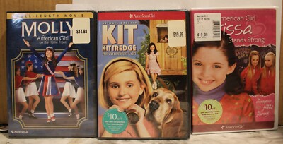 3 American Girl DVD Movies Molly Kit Chrissa | eBay