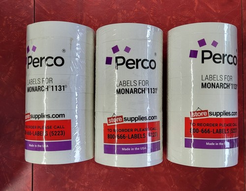 White Pricing Labels for Monarch 1131 Price Gun - 3 Sleeve Lot | eBay