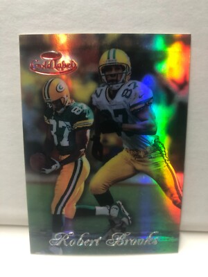 ROBERT BROOKS 1998 GOLD LABEL CARD CLASS 2 RED /50 PACKERS 42 RED LABEL ...