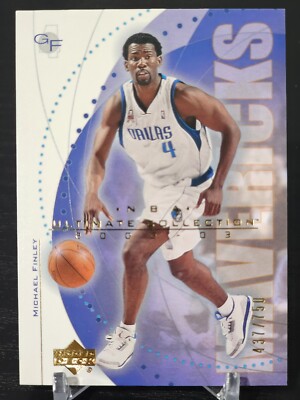 2002-03 Ultimate Collection Michael Finley /750 Dallas Mavericks | eBay