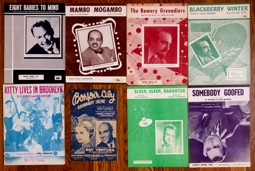 24 BANDLEADERS 40s-60s sheet music STAN GETZ Archie Bleyer RAY VENTURA ...