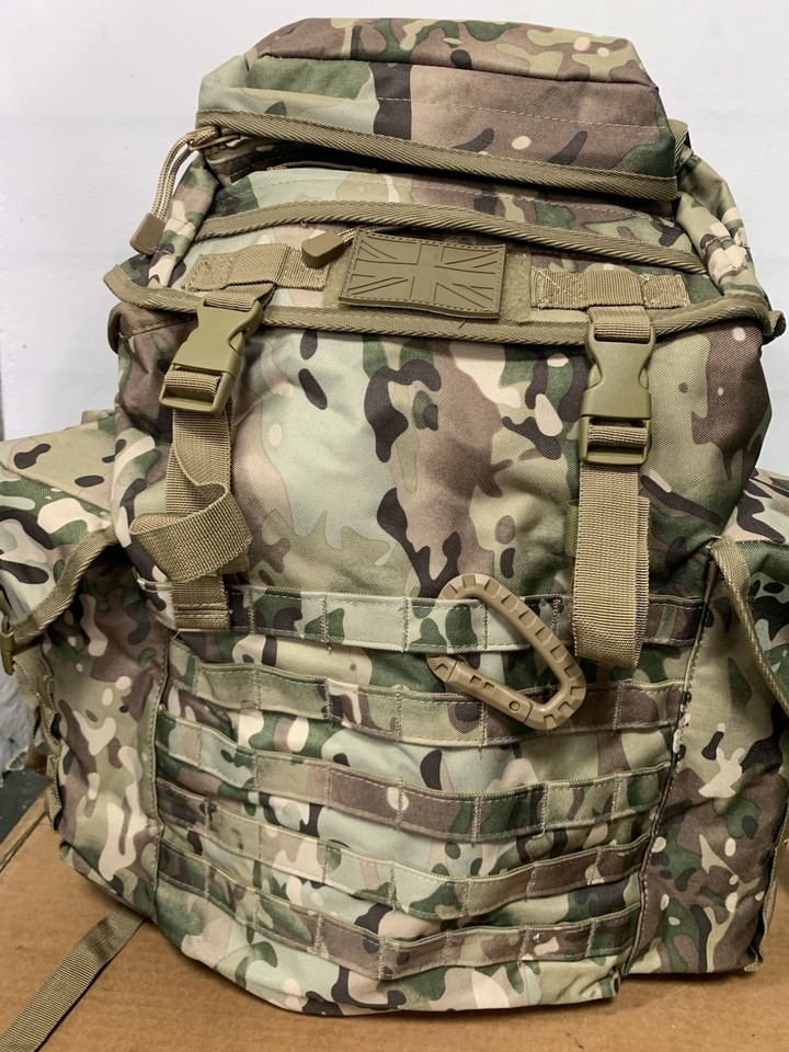 BRITISH ARMY MTP PATTERN MULTICAM 38 LITRE NI PATROL BAG RUCKSACK ...