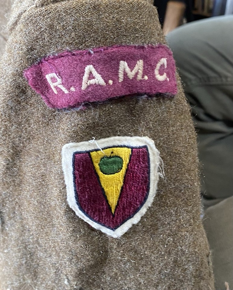 RAMC 1st Hygiene Company TA badged Battledress Blouse | eBay UK