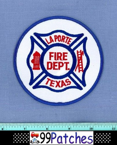 LA PORTE TEXAS Fire Rescue Shoulder Patch HYDRANT LADDER 7G | eBay