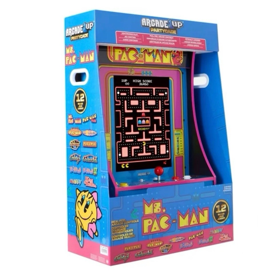 Arcade1Up Ms. PAC-MAN Partycade 12 Games in 1 | eBay