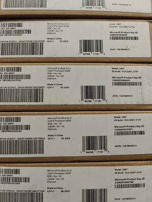 Microsoft Surface Go 4 10.5" Tablet Intel N200 8GB RAM 256GB SSD W11P ...