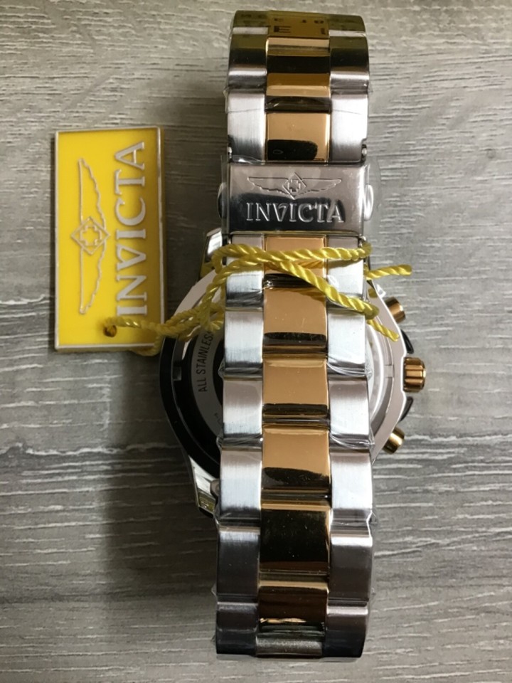 Invicta Specialty Men's Gold & Silver Stainless Steel 44mm Watch 21659 ...