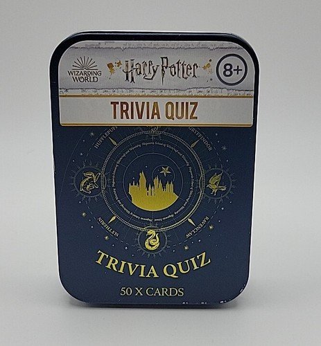 Wizarding World of Harry Potter Hogwarts Trivia Quiz 50x Cards Game Paladone | eBay