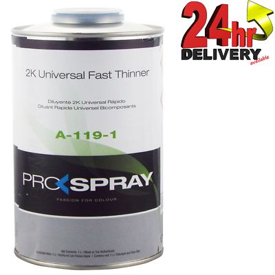 Pro Spray A119 2K Universal Fast Thinner 1 Litre - Mix with 2K Paint ...