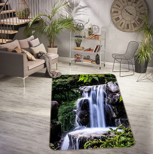 3D Waterfall River NBC2454 Game Rug Mat Elegant Photo Carpet Mat Fay ...