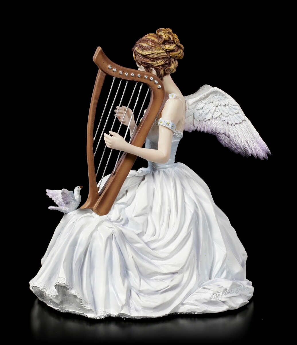 Engel Figur mit Harfe - Chorus by Nene Thomas - Fantasy Fee Elfe ...