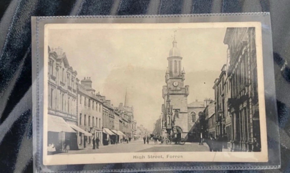 Vintage Postcard – High Street, Forres – Valentine’s Bromotype Series B ...