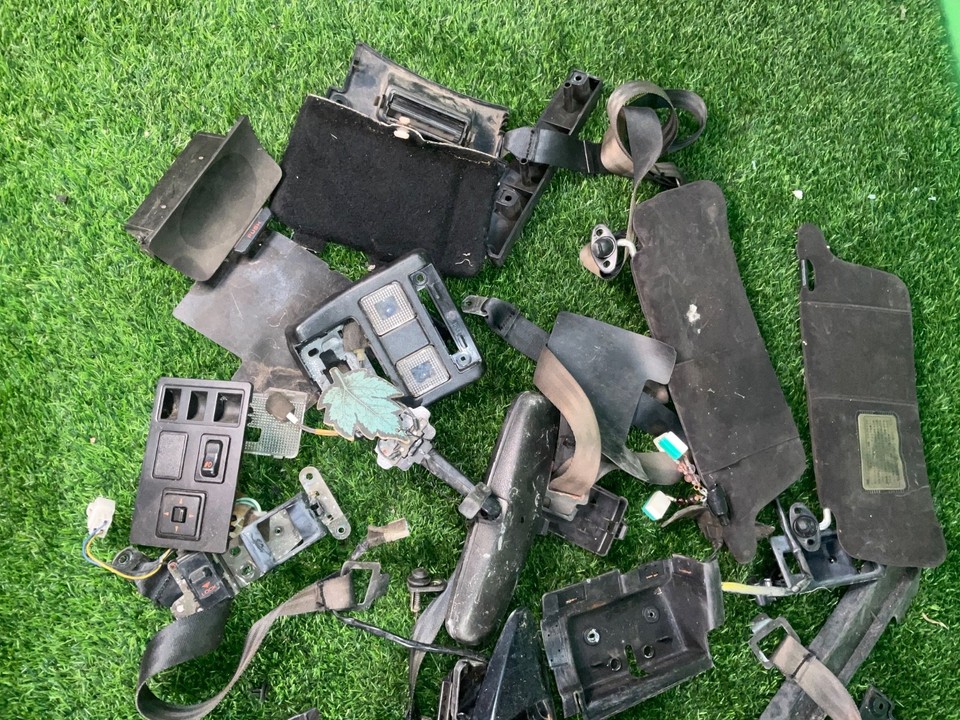 Black Plastic Interior Lot Set Mazda RX7 FC3S 86-91 JDM 1881 7C | eBay