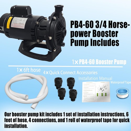 PB4-60 Booster Pump 3/4 hp,Compatible With Polaris Pb4-60 Booster Pump ...
