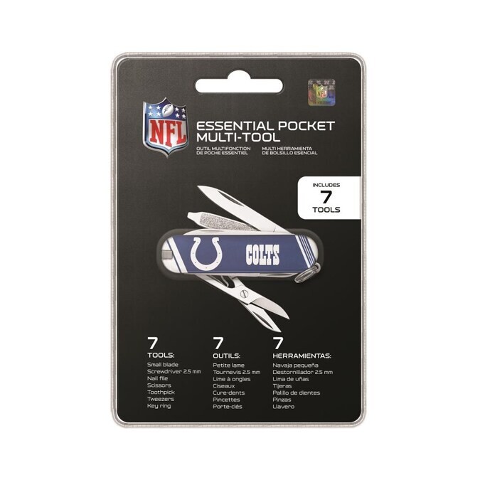 New Indianapolis Colts Essential Keychain Pocket Knife Multi-Tool, NFL ...