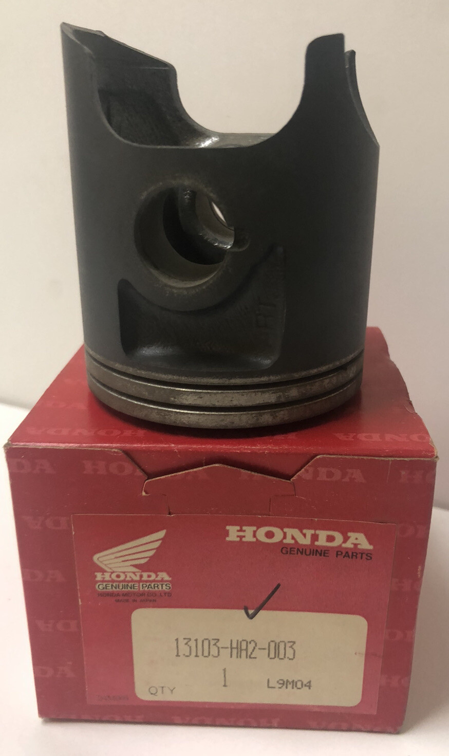 NOS 13103-HA2-003 HONDA OVERSIZE PISTON .501985 ATC250R | eBay