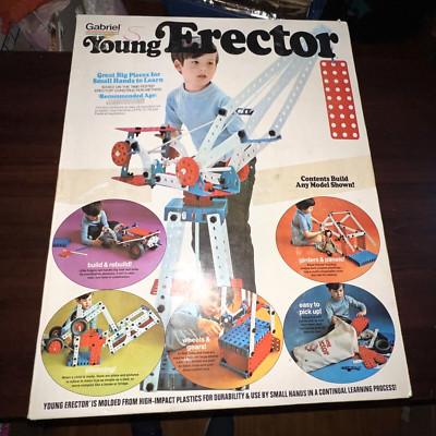 Gabriel Young Erector Set #33005 Vintage 1973 Appears Very Complete ...