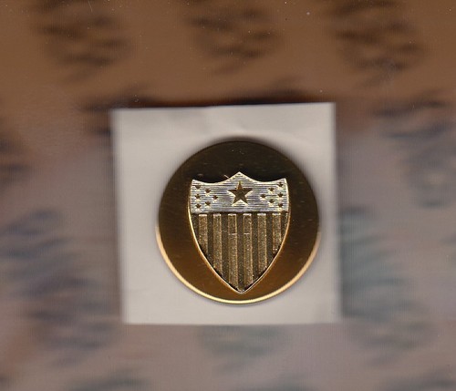 US Army AG Adjutant General Corps Branch Enlisted dress metal badge ...