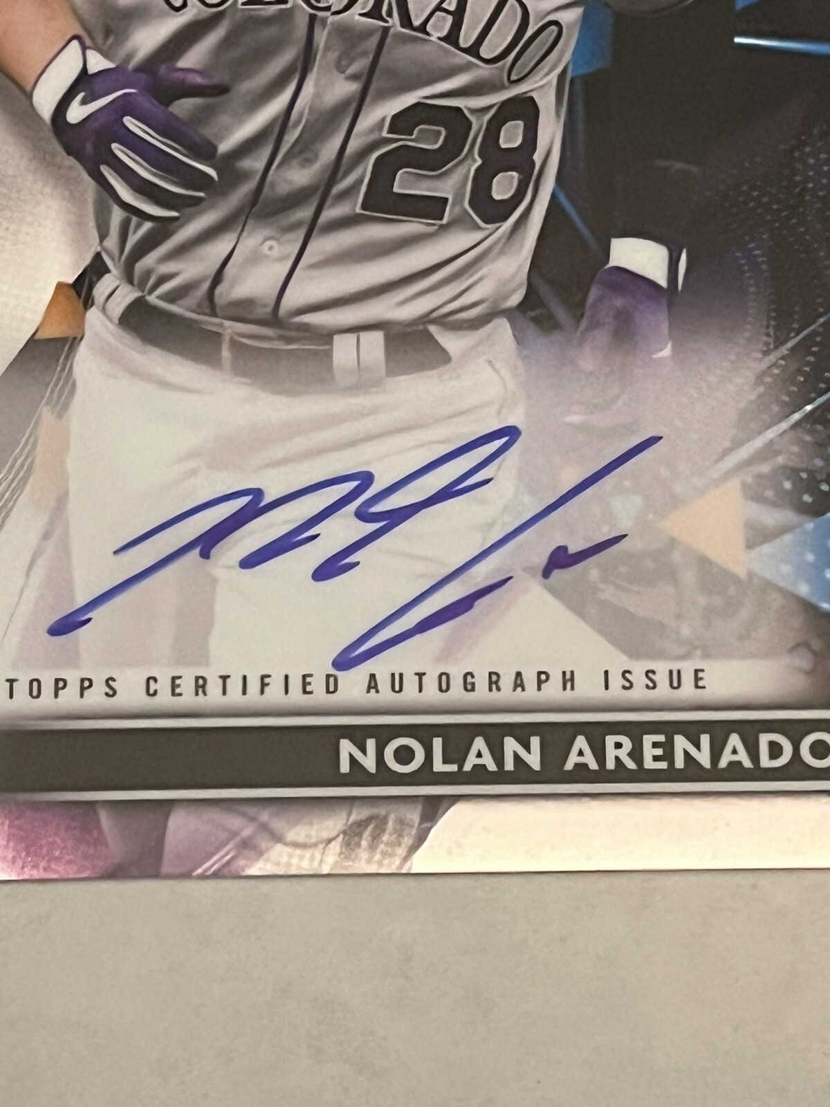 Nolan Arenado 2021 Topps Finest Autograph Auto SP Colorado Rockies ...
