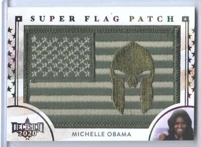 RARE 2020 DECISION RAINBOW FIRST LADY MICHELLE OBAMA SUPER FLAG PATCH ...