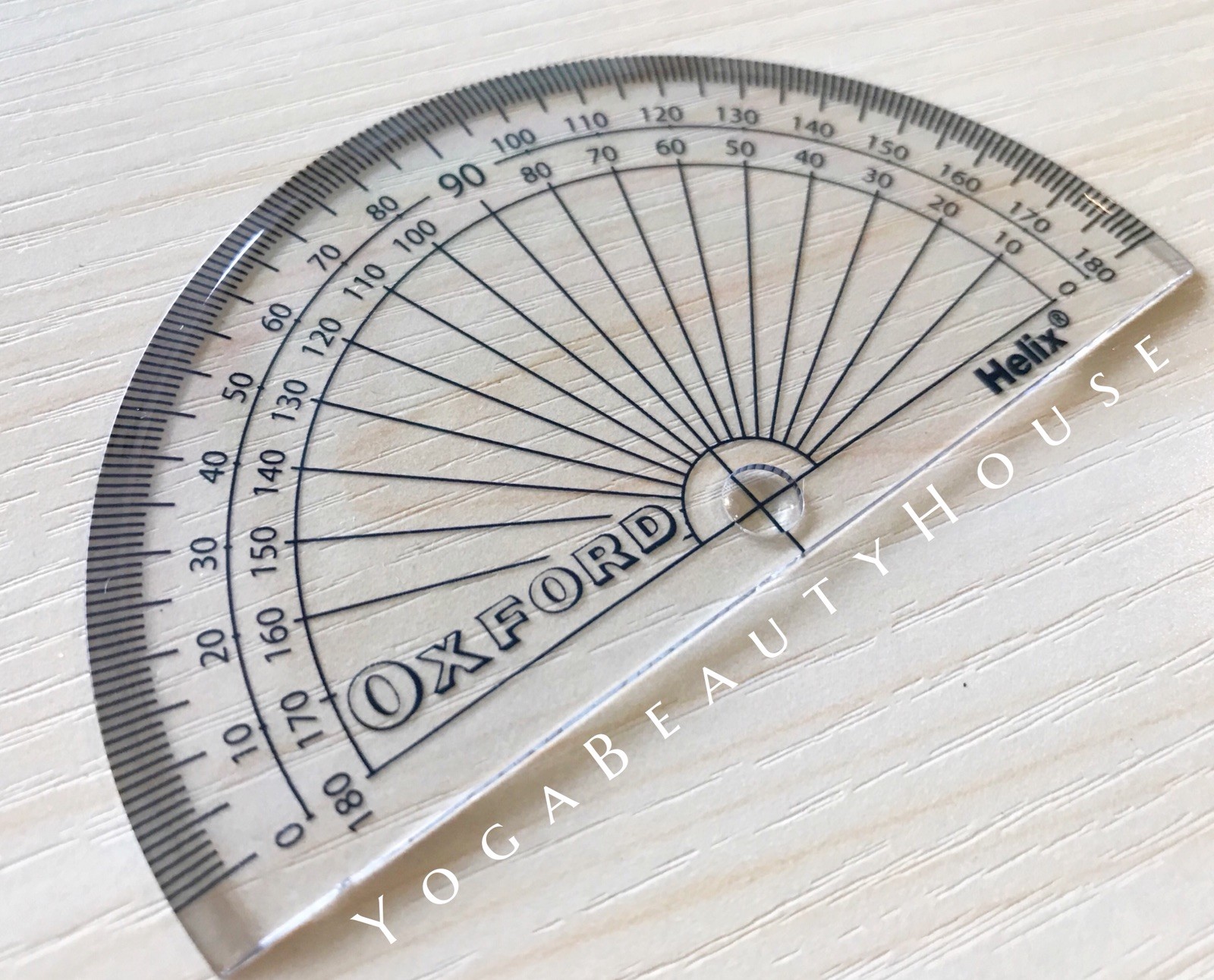 Helix Oxford Protractor Geometry Mathematical Instrument 180 degree ...