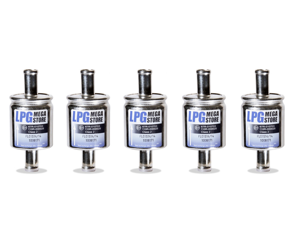 5x LPG Autogas Filter Gasfilter Autogasfilter 14mm für Landi Landirenzo ...