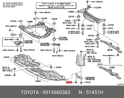Genuine OE screw w/washer, 9015960383 for TOYOTA 90159-60383 | eBay
