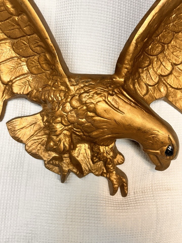 Bald Eagle Cast Metal 25” Wingspan Wall Hanging | eBay