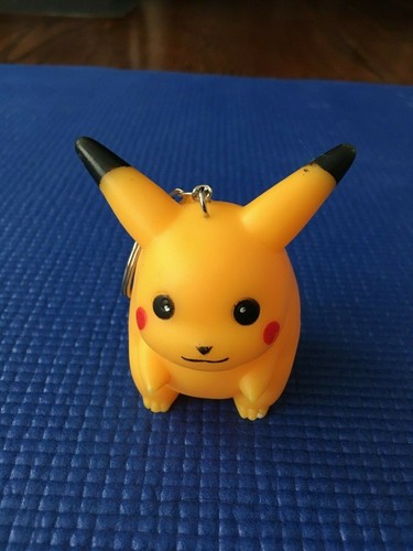 Pikachu Pokemon Keychain Keyring Squeezable Squeaker | eBay