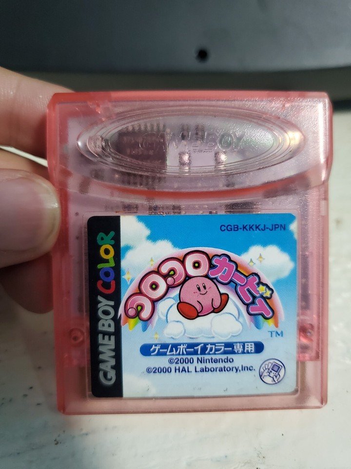 Lot Of 5 Japanese Gameboy N GBC Games!! Kirby, Pokemon + More! Please ...
