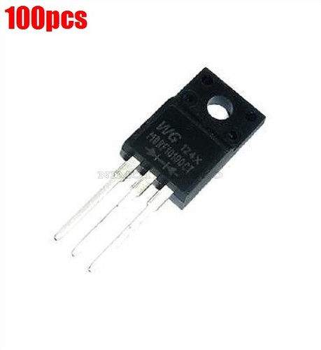100Pcs Schottky Diode TO-220 MBRF10100CT 10100 10A 100V On Ic New ta ...