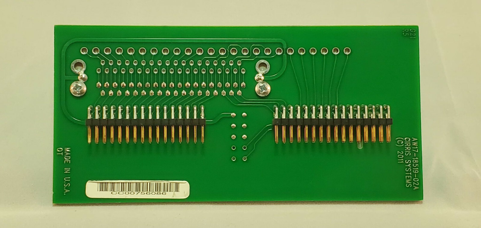 HDPG-37 Cirris Test Adapter Board (Mates to 37 Pin D-Sub Male) | eBay