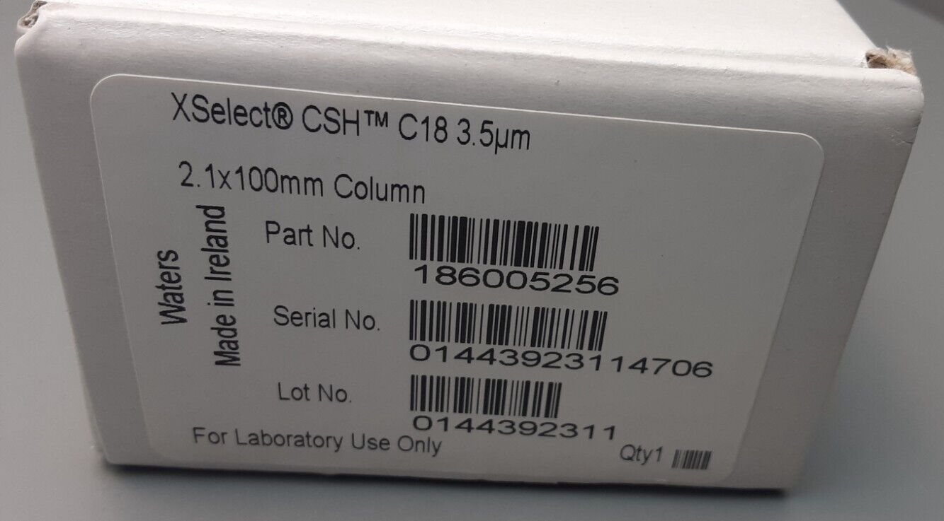 Waters X Select CSH C18 3.5um 2.1x100mm Column NEW 186005256 | eBay