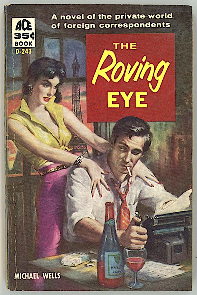 1957 Ace #D-243 THE ROVING EYE Michael Wells GGA Cover PBO | eBay